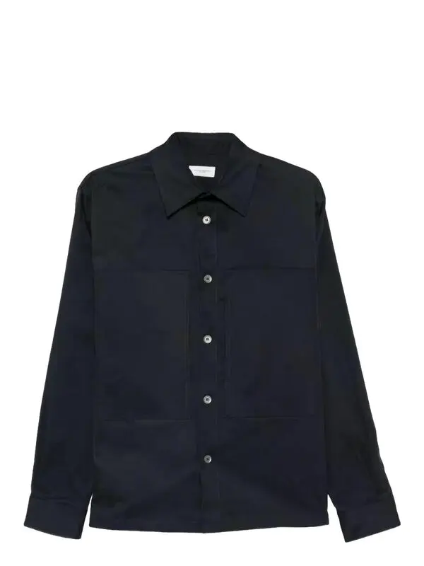 PAOLO PECORA Pocket Shirt - Blue
