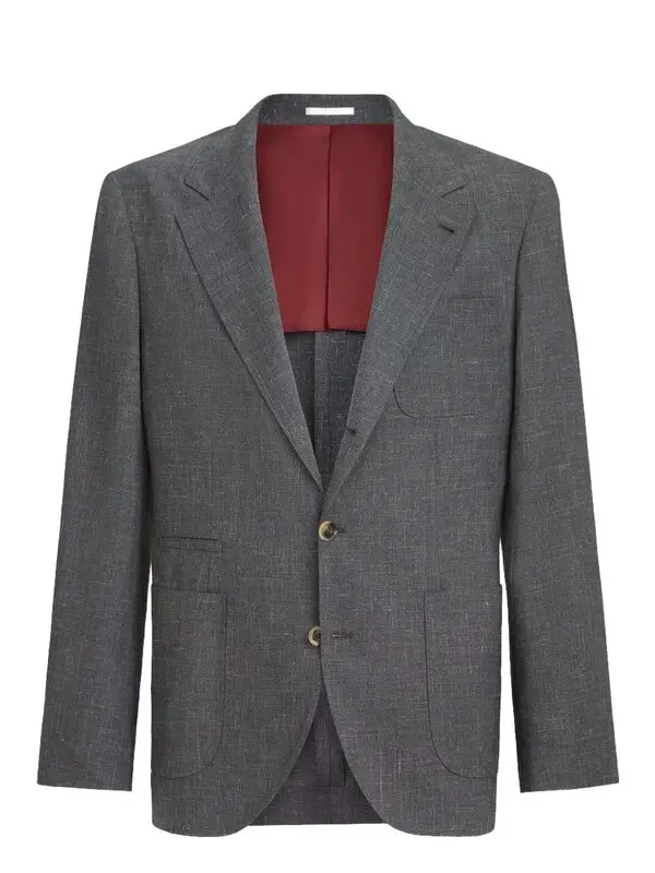 Brunello Cucinelli Deconstructed Jacket - Grey