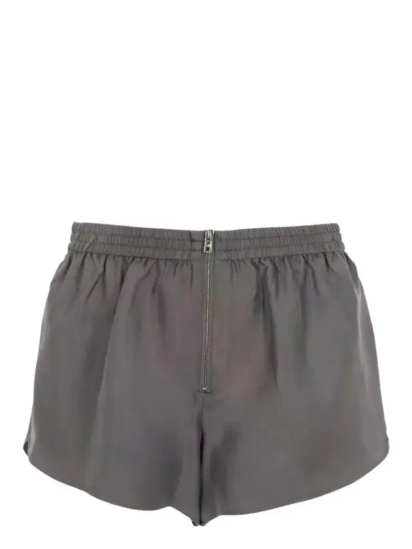 Alexander Wang Elasticated Zip Shorts - Grey