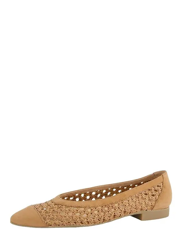 Paul Green Daisy Woven Flats - Sisal Diva Combo