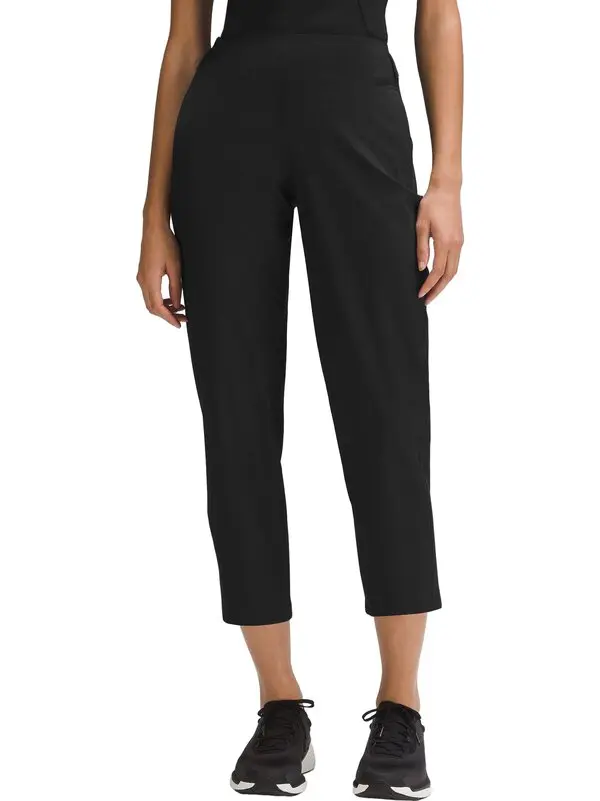 Lululemon Warpstreme Multi-pocket Mid-rise Golf Crop 24 - Black