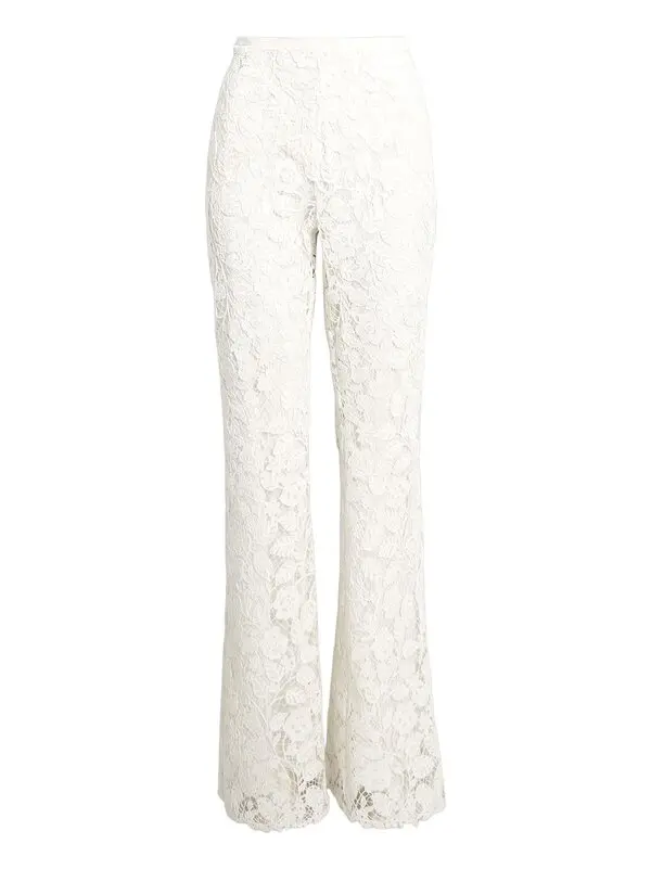 Cult Gaia Kaci Corded Lace Pants - White