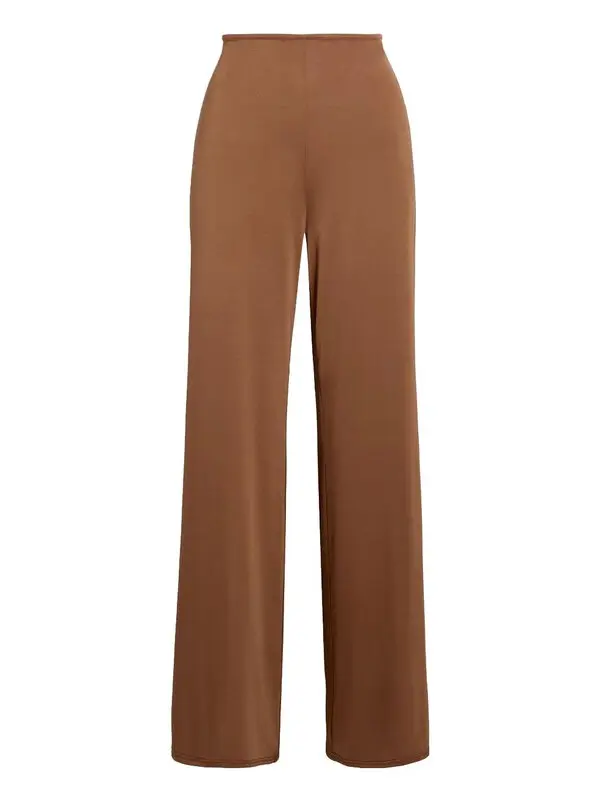 Cult Gaia Kora Jersey Wide-leg Pants - Light Brown