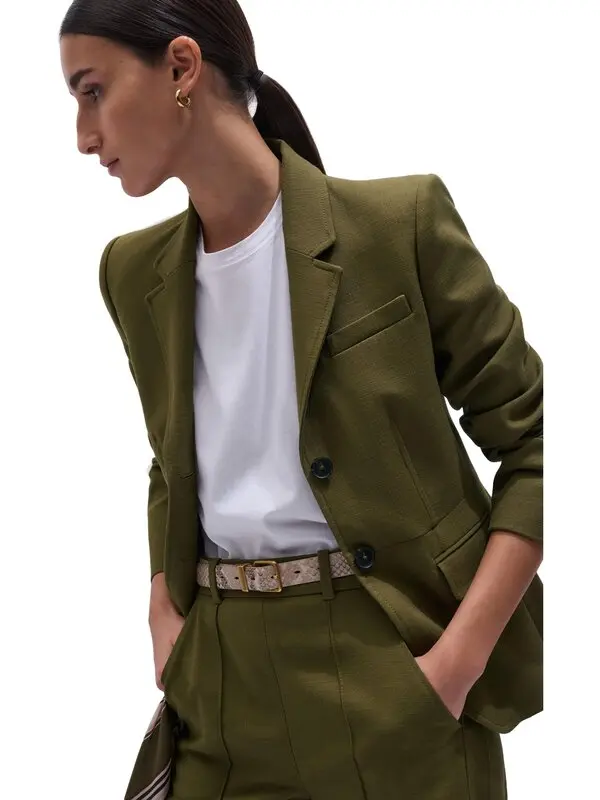 ME+EM Soft Sculpt Jacket - Olive Green