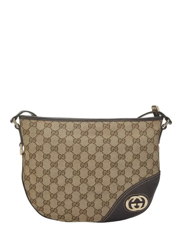 Gucci Original Gg Britt Messenger - Brown