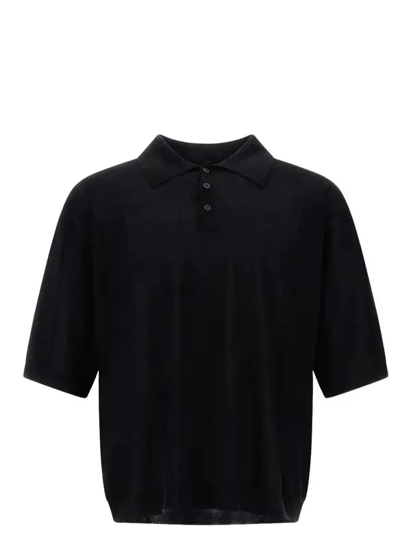 Herno Short-sleeve Polo Shirt - Black