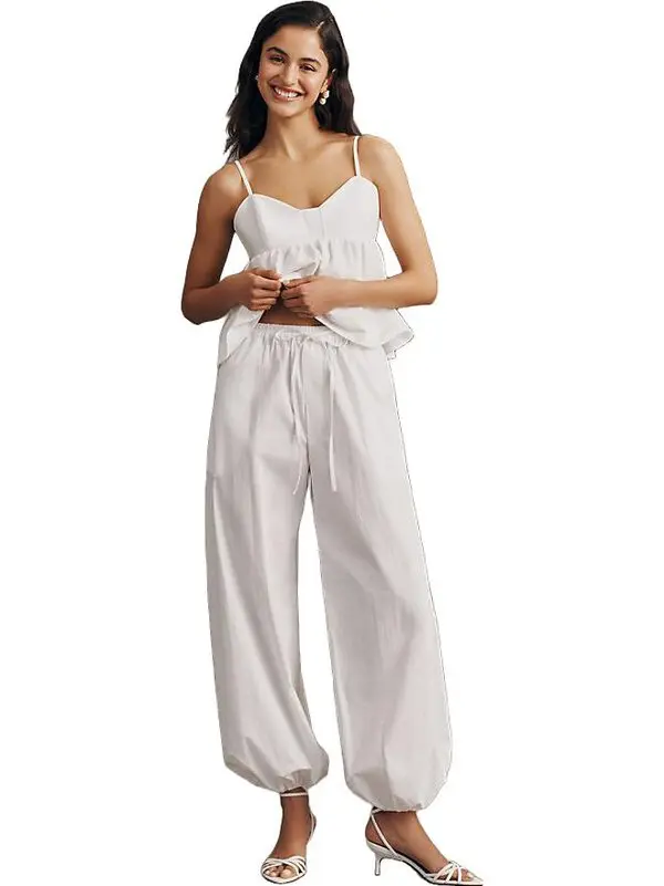 Shona Joy Campbell Harem Pants - Ivory