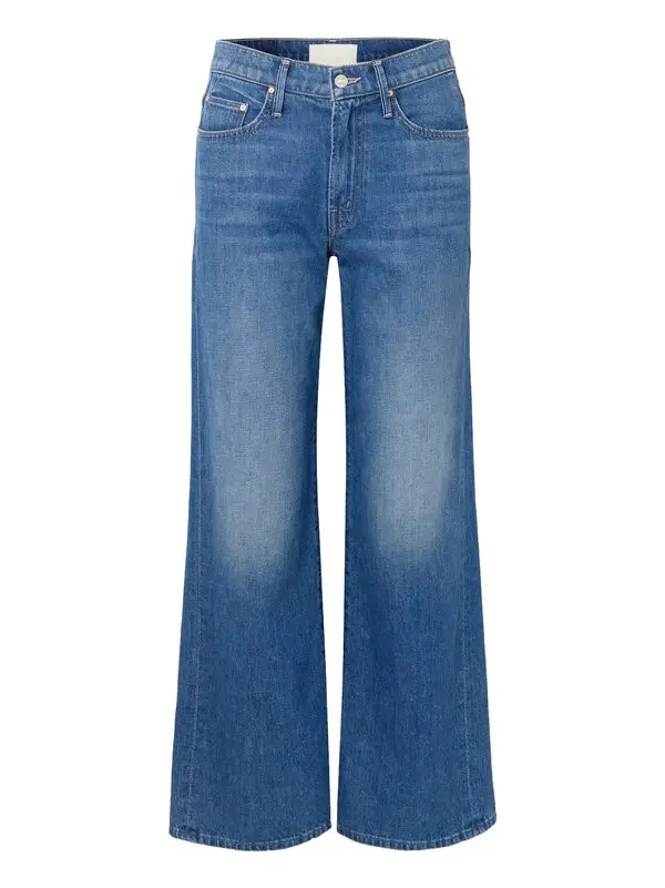 MOTHER The Maven Skimp Mid-rise Straight-leg Jeans - Blue