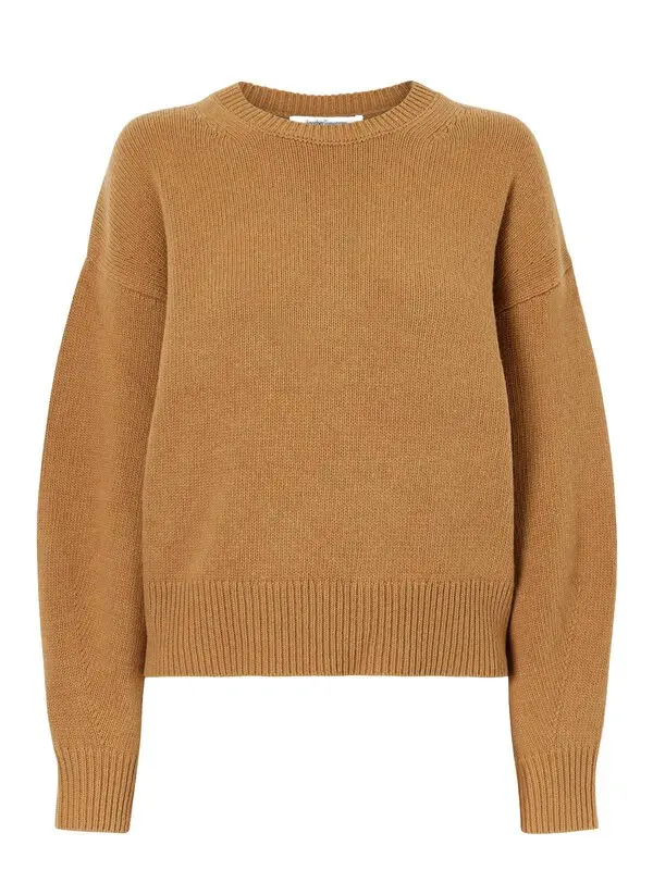 Another Tomorrow Recycled-cashmere And Wool-blend Crewneck Sweater - Brown