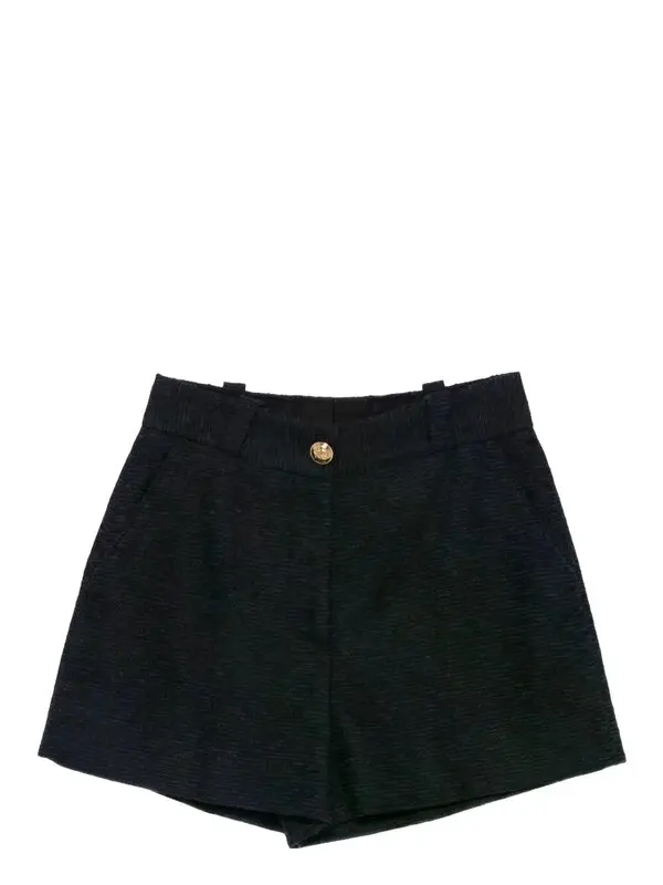 BLAZÉ MILANO Button Detailed Shorts - Blue