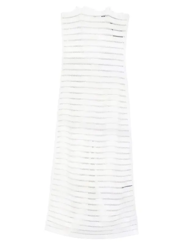 David Koma Spaghetti-strap Midi Dress - White