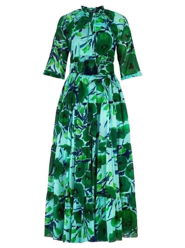 Samantha Sung Eden Maxi Dress - Green