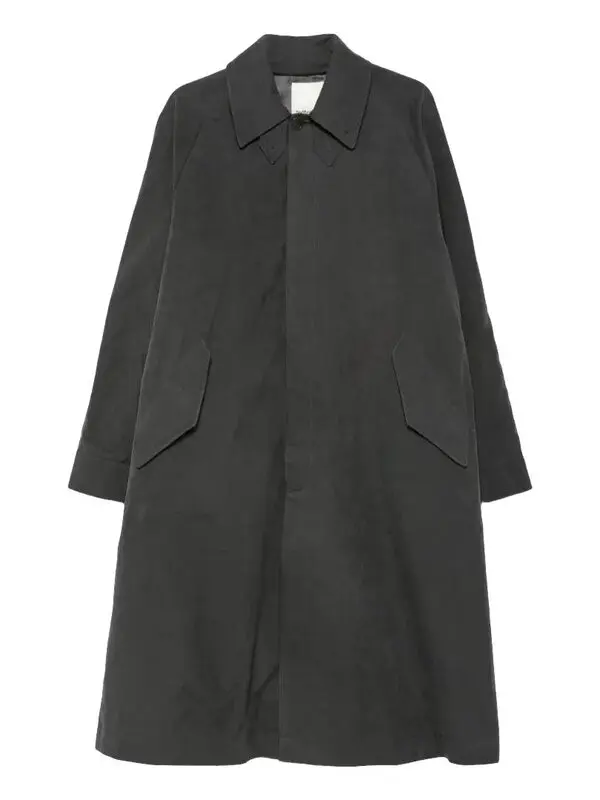 You Must Create Runner Trench Coat - Grey