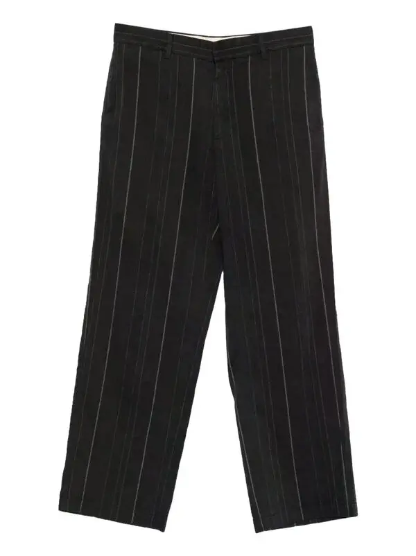 Barena Venezia Striped Trousers - Black