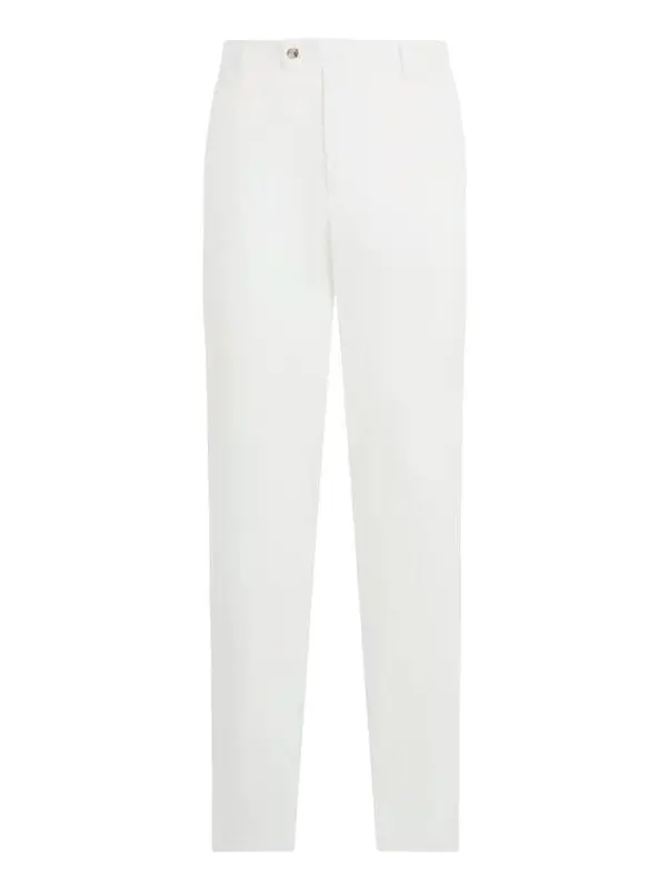 Philipp Plein Straight Leg Trousers - White
