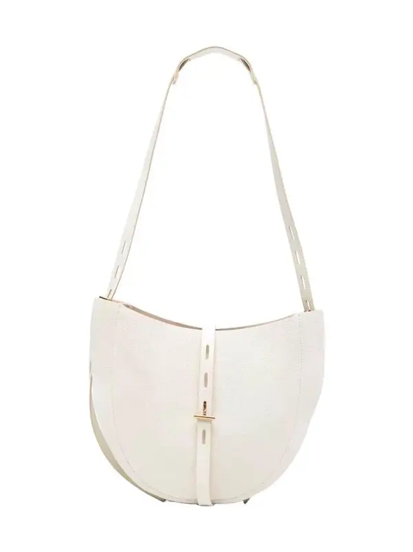 MINOBOSSI Lizzie Leather Shoulder Bag - Neutrals