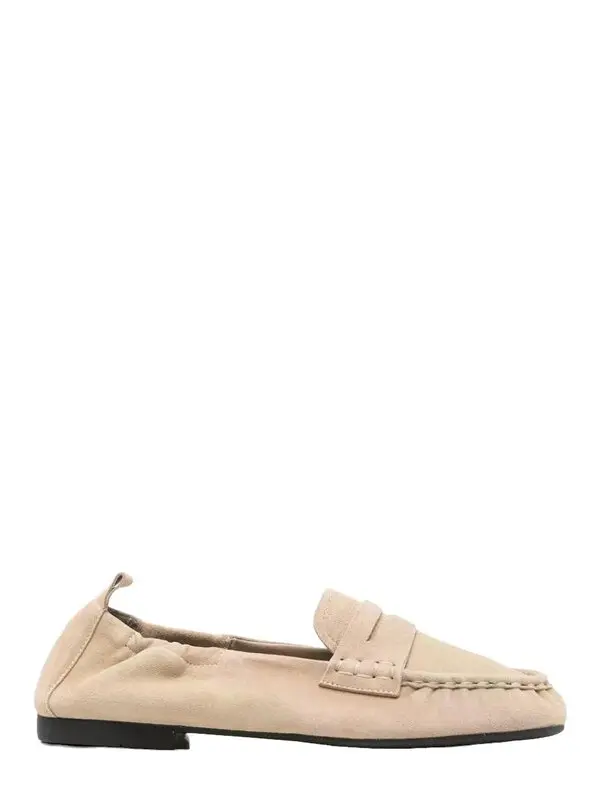 SUMMERY COPENHAGEN Suede Moccasins - Neutrals