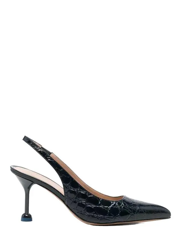 FESTA MILANO Slingback Pointed Pumps - Blue