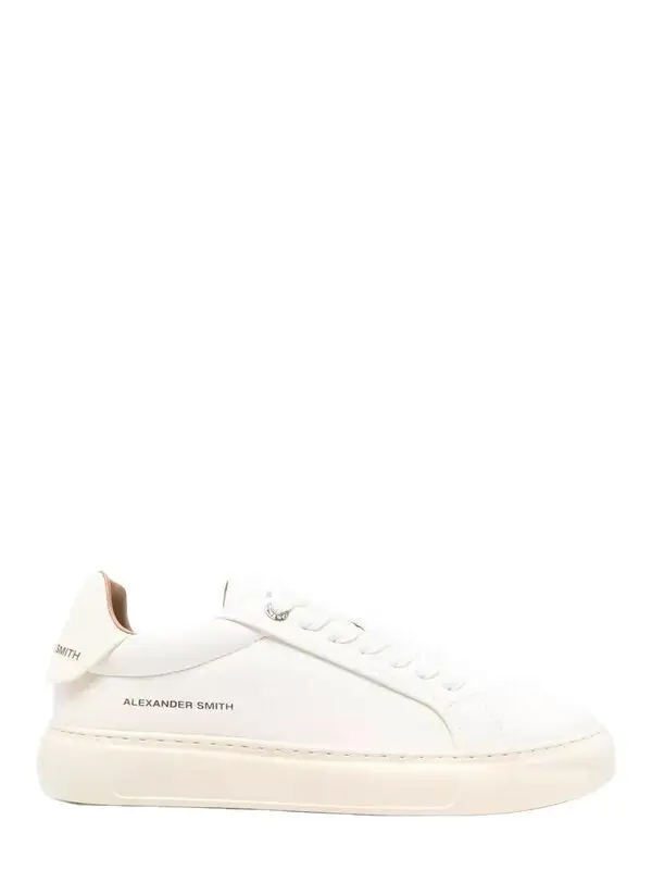 ALEXANDER SMITH Soho Leather Sneakers - White