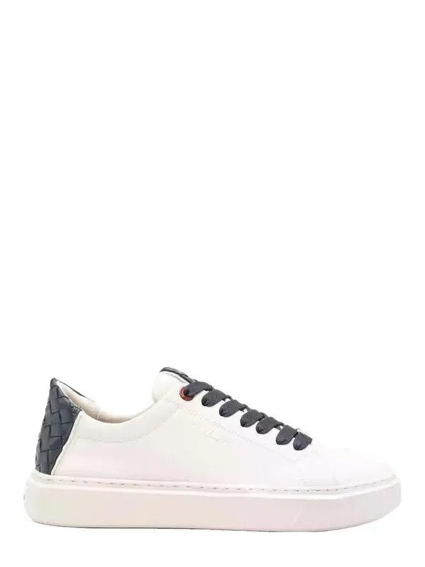 ALEXANDER SMITH Woven Panel Sneakers - Neutrals