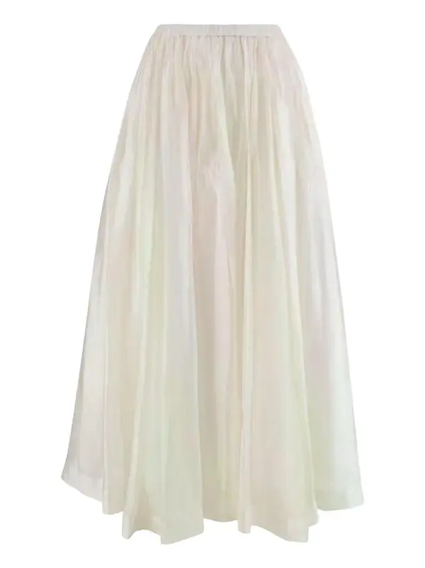 THE GARMENT Gathered-waist Maxi Skirt - White