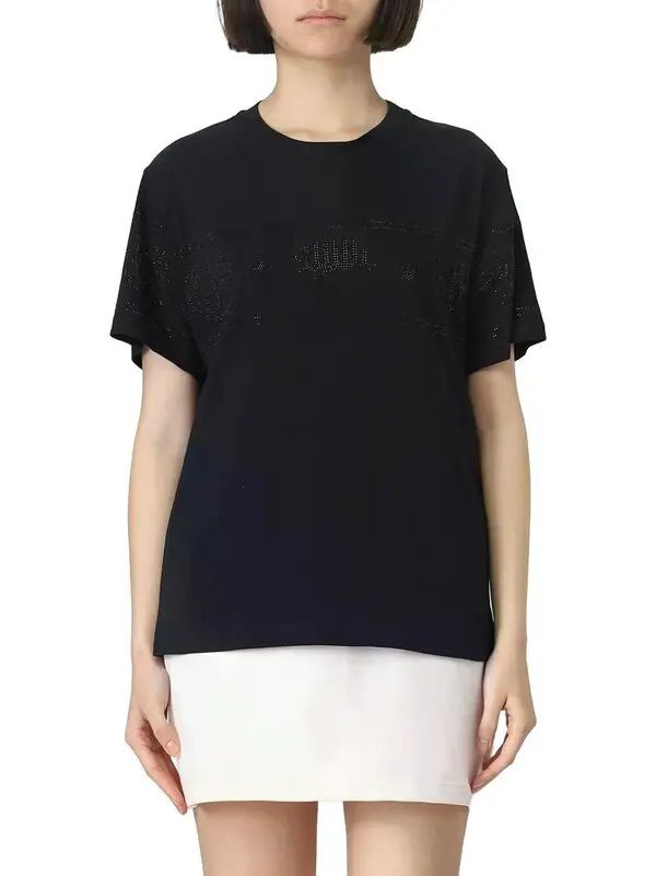 CHIARA FERRAGNI Logomania T-shirt - Black