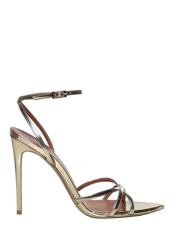 GIULIANO GALIANO Margot Ankle-strap Sandals - Gold