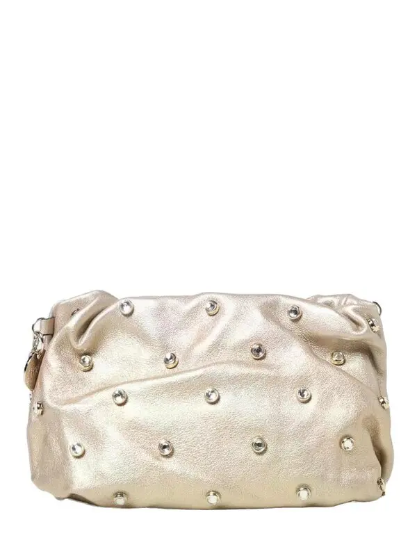 Red Valentino Studded Chain Clutch - Gold