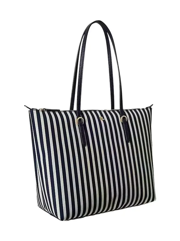 Ralph Lauren Keaton Striped Tote Bag - Blue