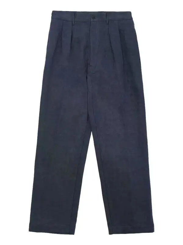 FORTELA Newyork Pleated Trousers - Blue