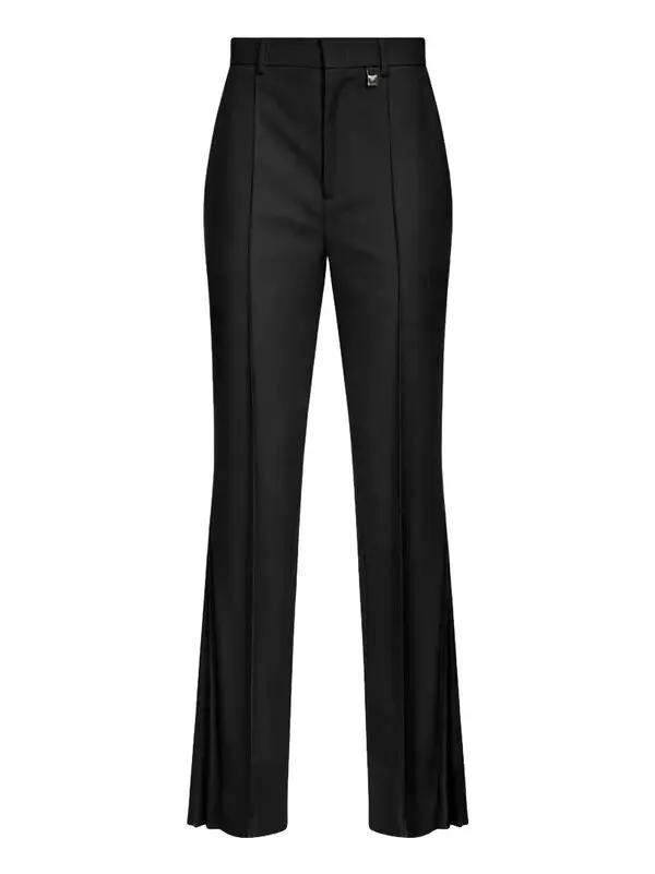 Giuseppe Di Morabito Pleated Flared Trousers - Black