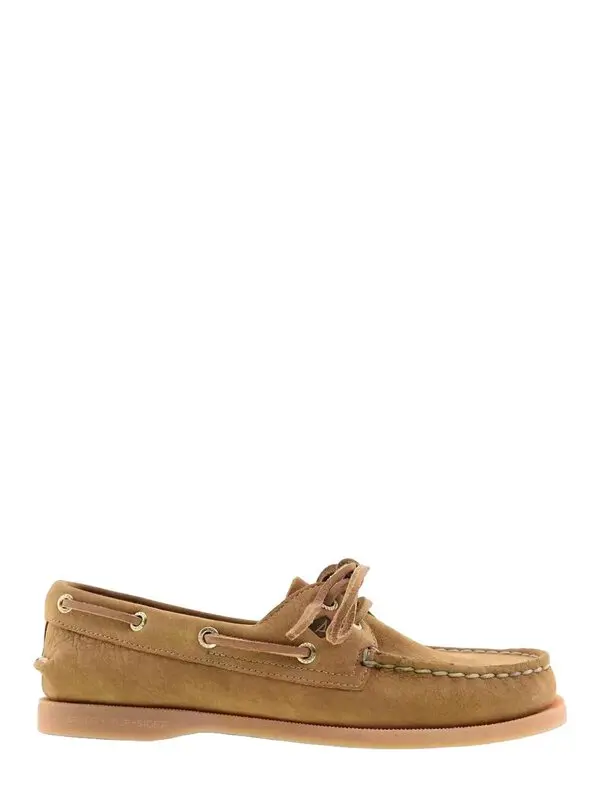 FORTELA Leather Boat Shoes - Neutrals