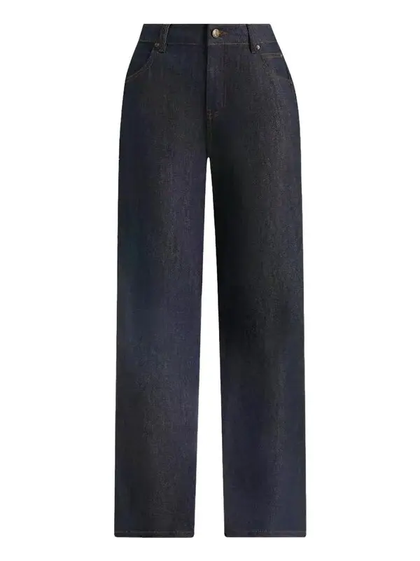 Manière De Voir Contrast-stitch Jeans - Blue