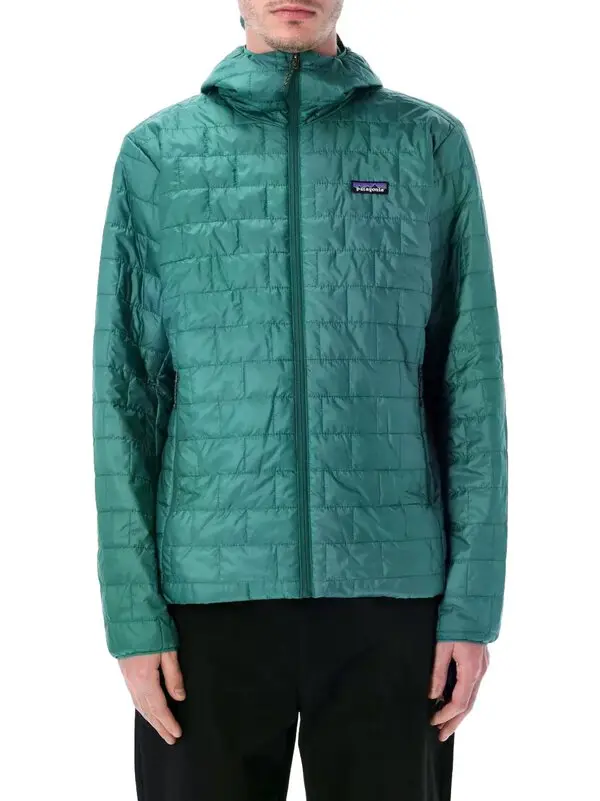 Patagonia Nano Puff® Quilted Hooded Jacket - Green