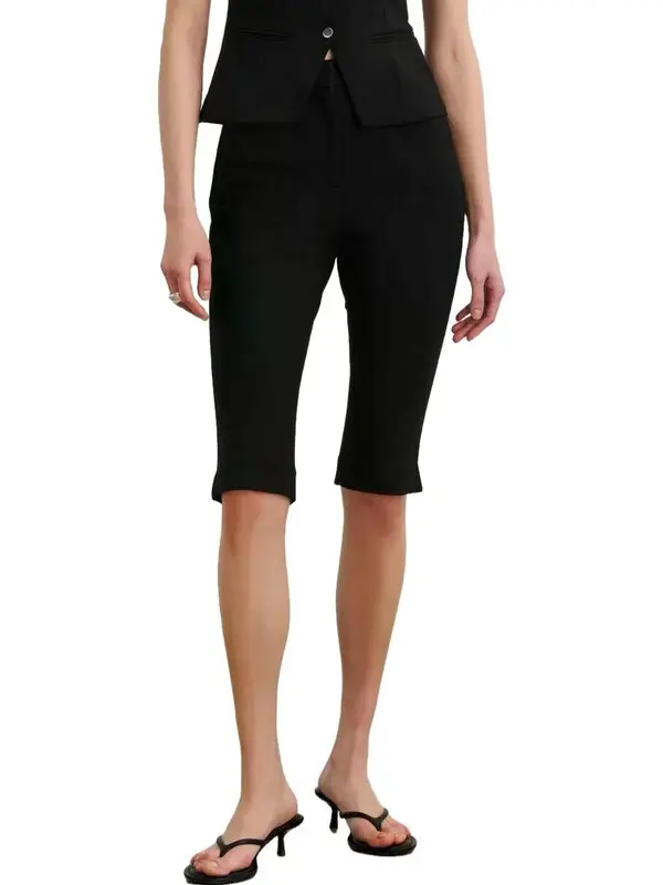 TOCCIN Ellen Capri Shorts - Black
