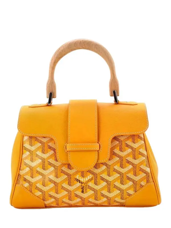 Goyard Saigon Top Handle Mini Shoulder Bag - Orange