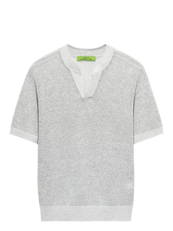 Shanghai Tang V-neck T-shirt - Neutrals