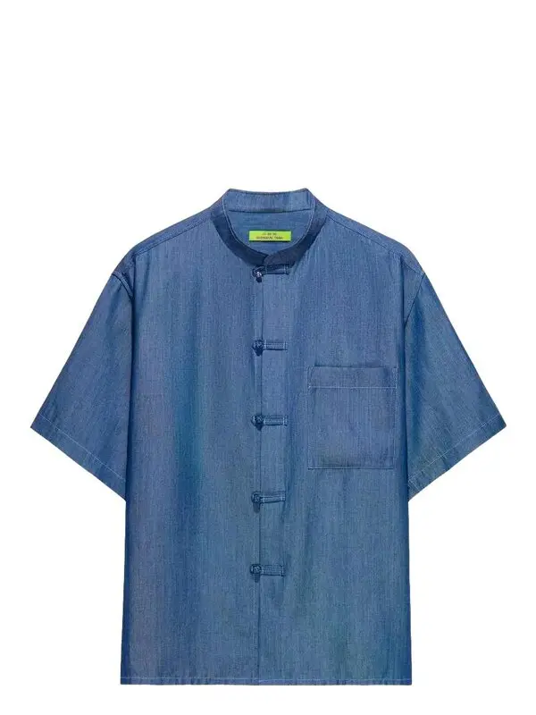 Shanghai Tang Short-sleeve Shirt - Blue