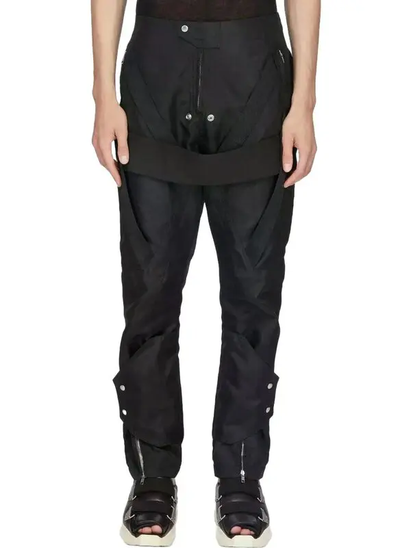 Rick Owens Multi-zip Trousers - Black