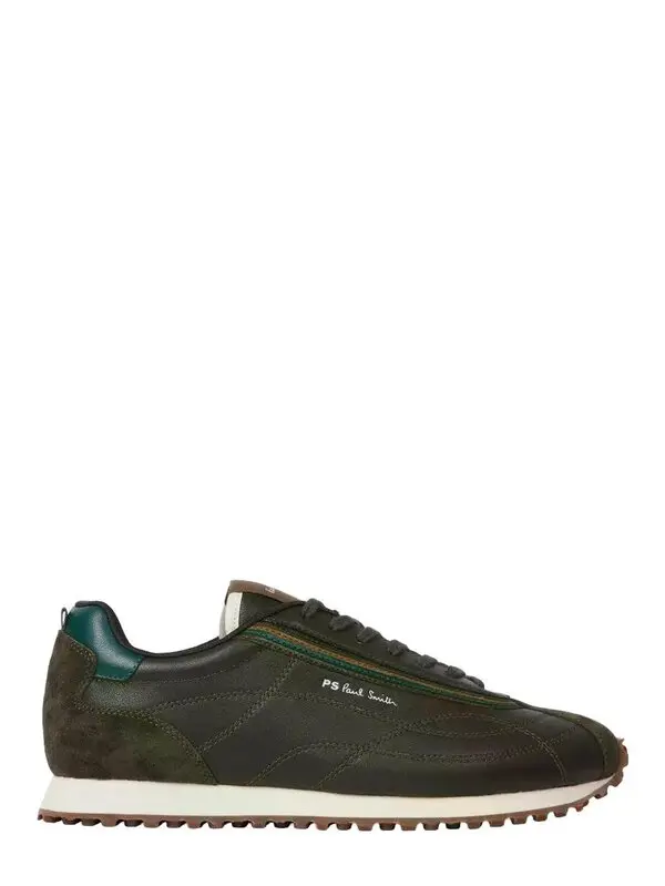 Paul Smith Haskell Leather Sneakers - Green