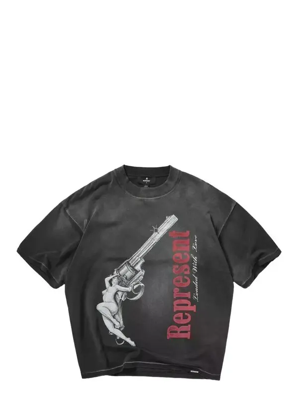 REPRESENT Print T-shirt - Grey