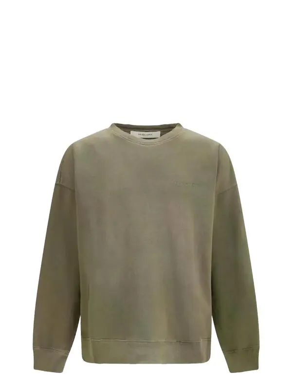 GOLDEN GOOSE Embroidered Crewneck Sweatshirt - Green