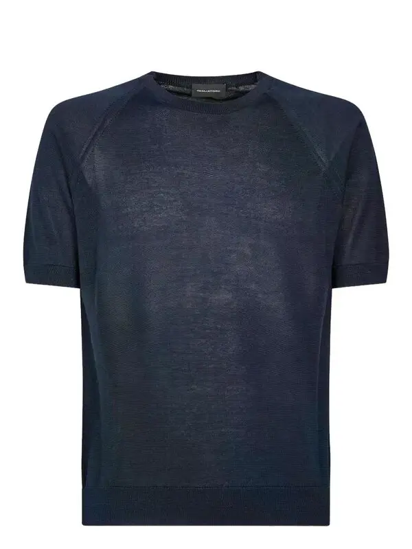 Tagliatore Short-sleeve Polo T-shirt - Blue
