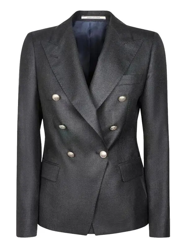 Tagliatore Double-breasted Blazer - Grey