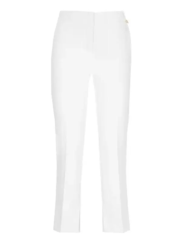 Elisabetta Franchi Chain-detail Trousers - White