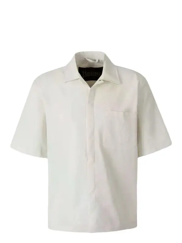 Herno Seer-crease Shirt - Neutrals