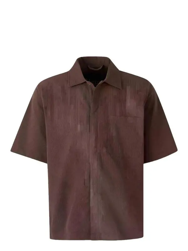 Herno Short-sleeve Chest-pocket Shirt - Brown