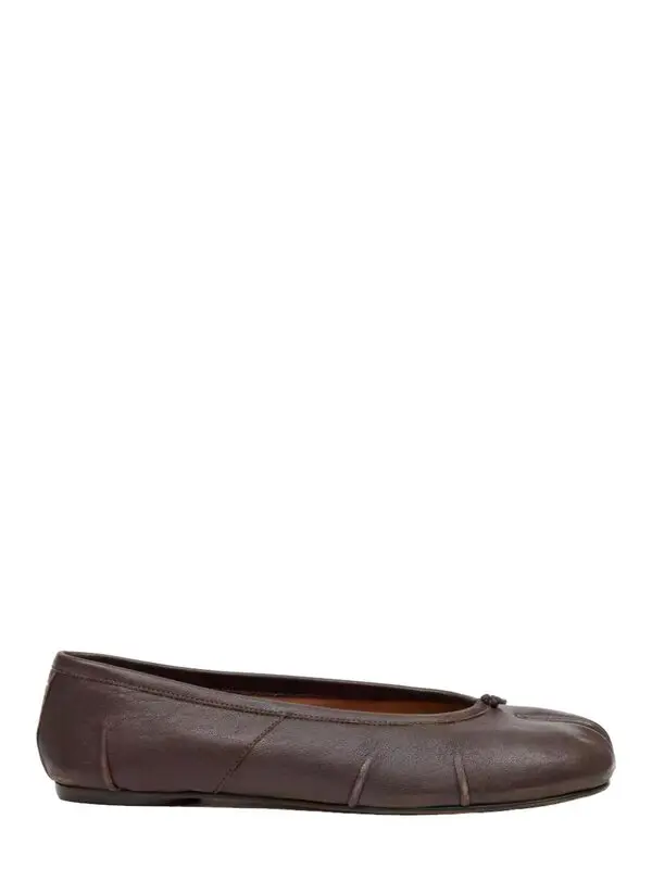 MAISON MARGIELA Tabi Ballet Flats - Brown