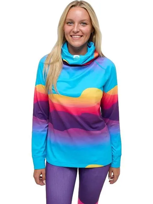OOSC High Neck Baselayer Top - Multi-colour