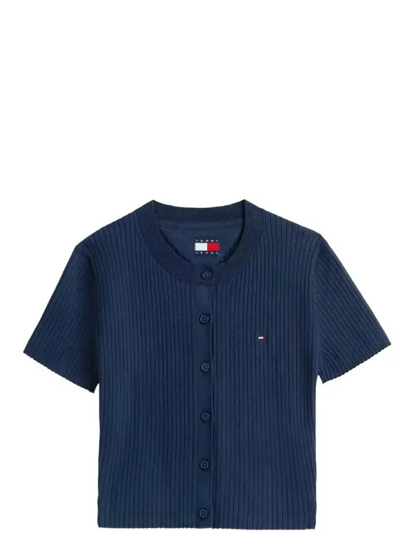 Tommy Hilfiger Short-sleeve Cardigan - Blue